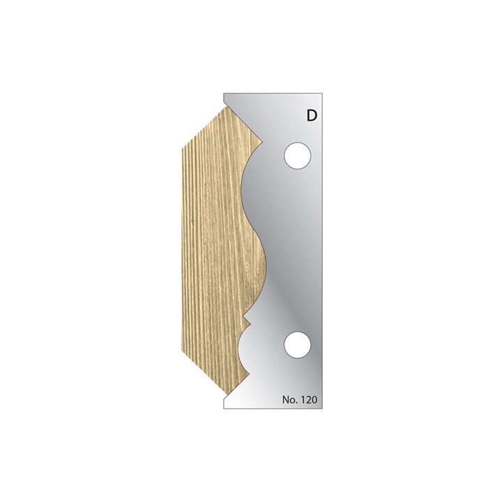 80 x 12mm Cornice Profile Cutter in HSS - 120