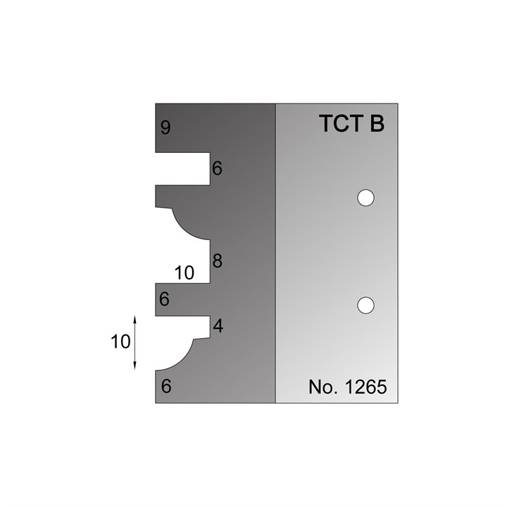 R7 Shaker Kitchen Door Profile Cutter in TCT - 1265