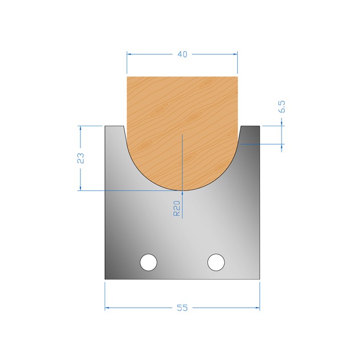 Profile Cutter 125855C HSS