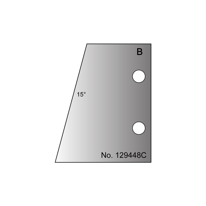 15 Degrees Bevel Profile Cutter in HSS - 129448