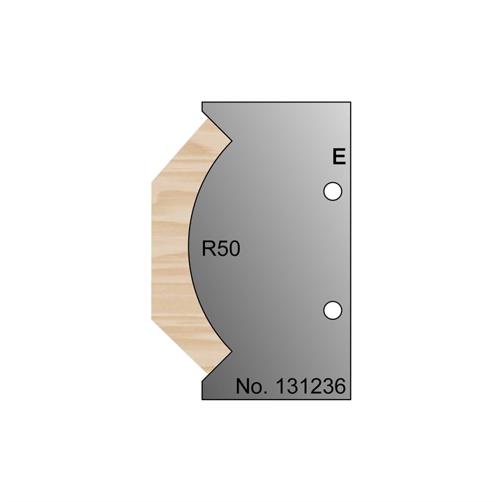 R50 Ovolo Cornice Profile Cutters in HSS - 131236