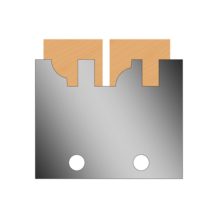 10 x 6mm T & G Profile Cutter in HSS
