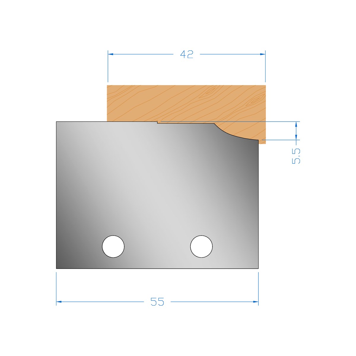 Profile Cutter 126003C HSS